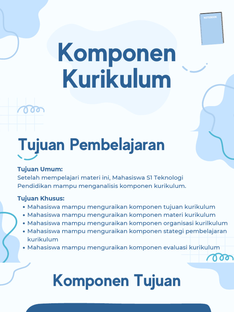 Komponen Pendidikan | PDF