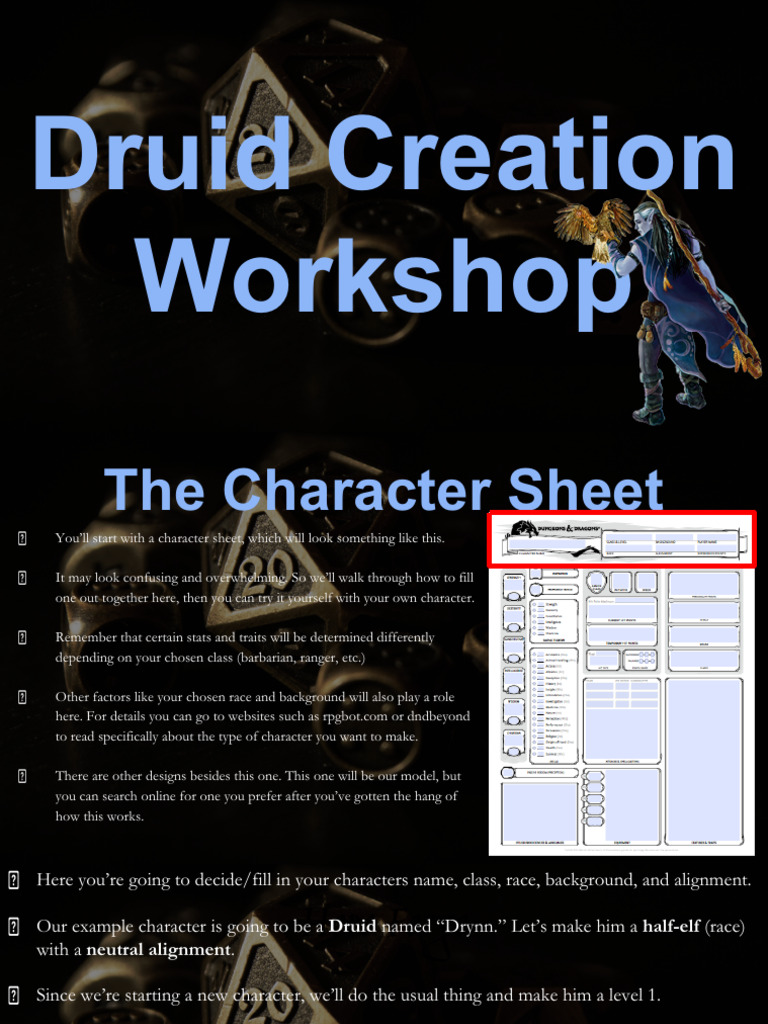 2d. Create A Druid | PDF
