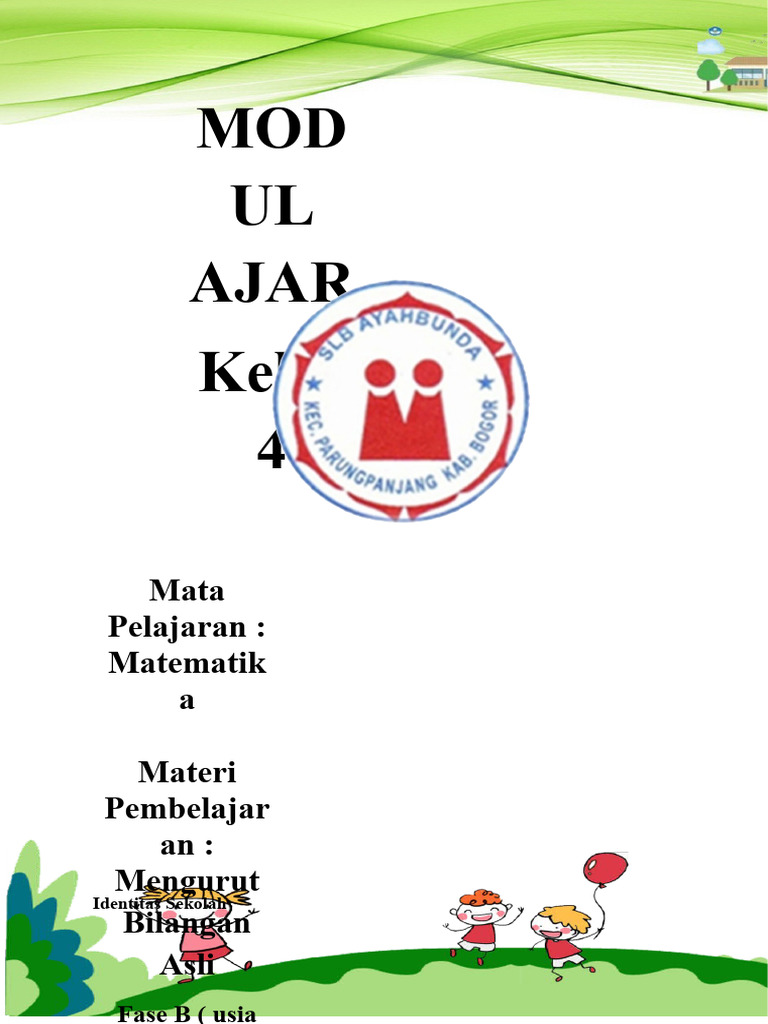 MODUL AJAR Matematika Kelas 4 - Putri Ayu Lestari | PDF