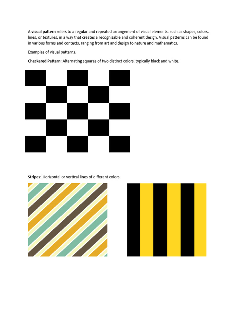 Visual Patterns and Examples in Art | PDF