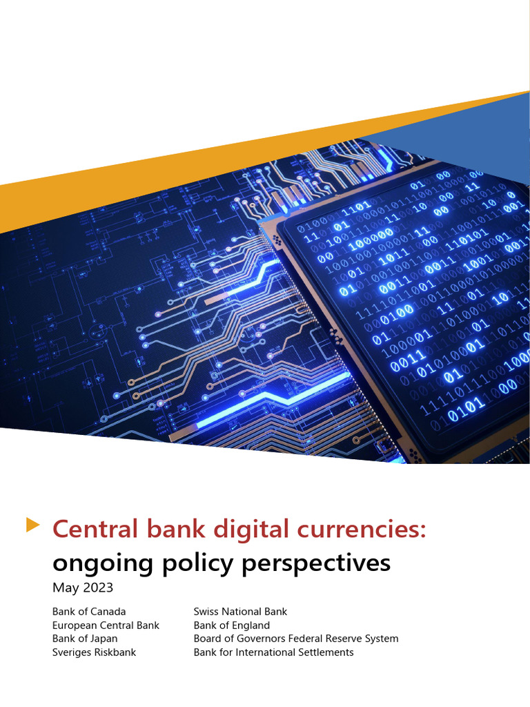 BIS RCBDC Report 1685170406 | PDF | Central Banks | Banks