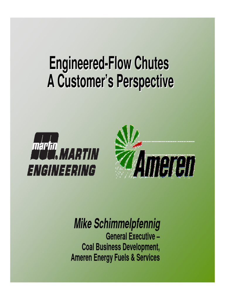 Engineered Flow Chutes | PDF | Coal | Ton