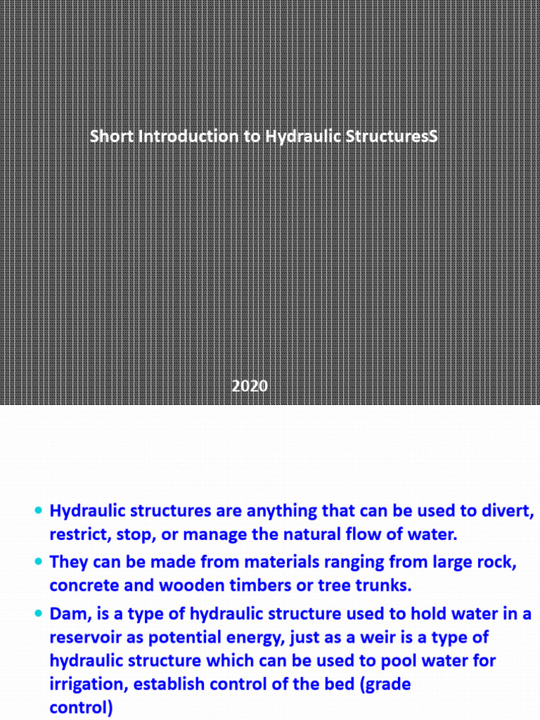 1 Introduction | PDF | Dam | Hydrology