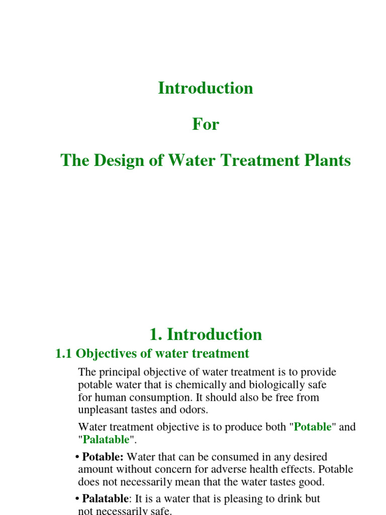 (Water Treatment Plants) Final 2 | PDF | Water Purification | Water