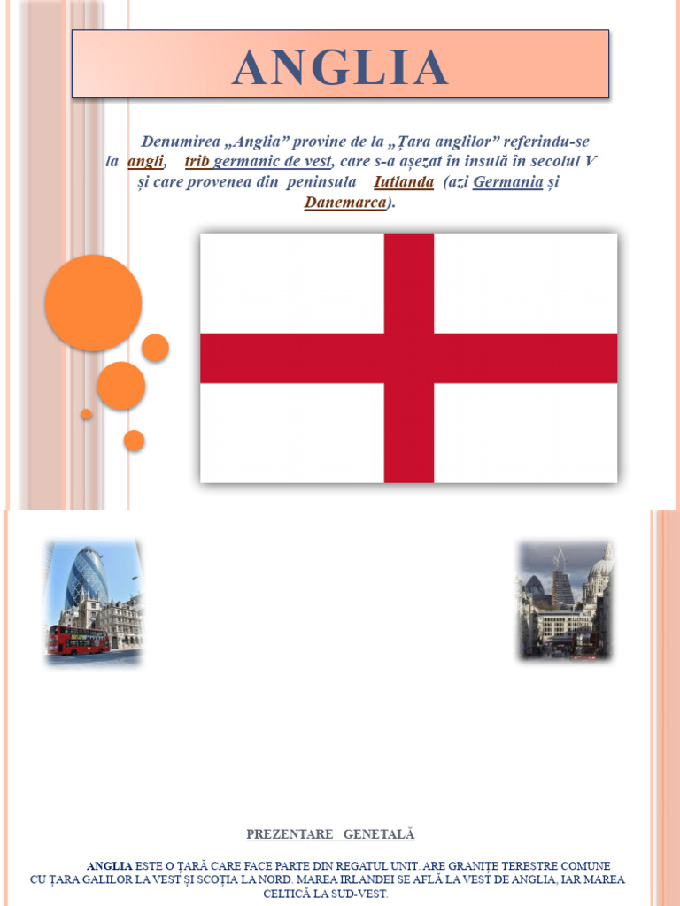 Prezentare ANGLIA | PDF