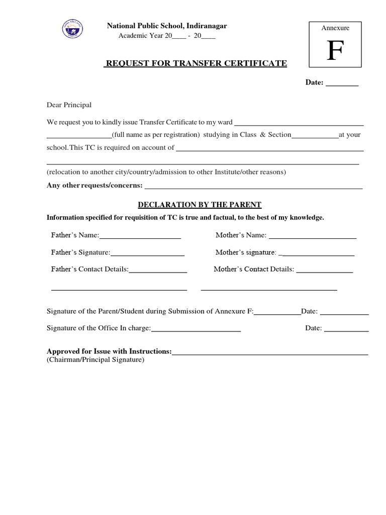 Annexure F | PDF