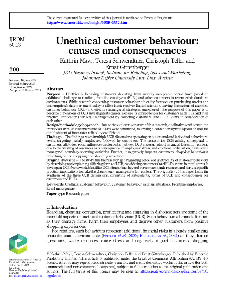 Review Jurnal CB (Emerald Q2) | PDF | Behavior | Consumer Behaviour