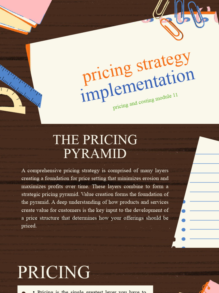Strategic Pricing Implementation Guide | PDF | Pricing | Sales