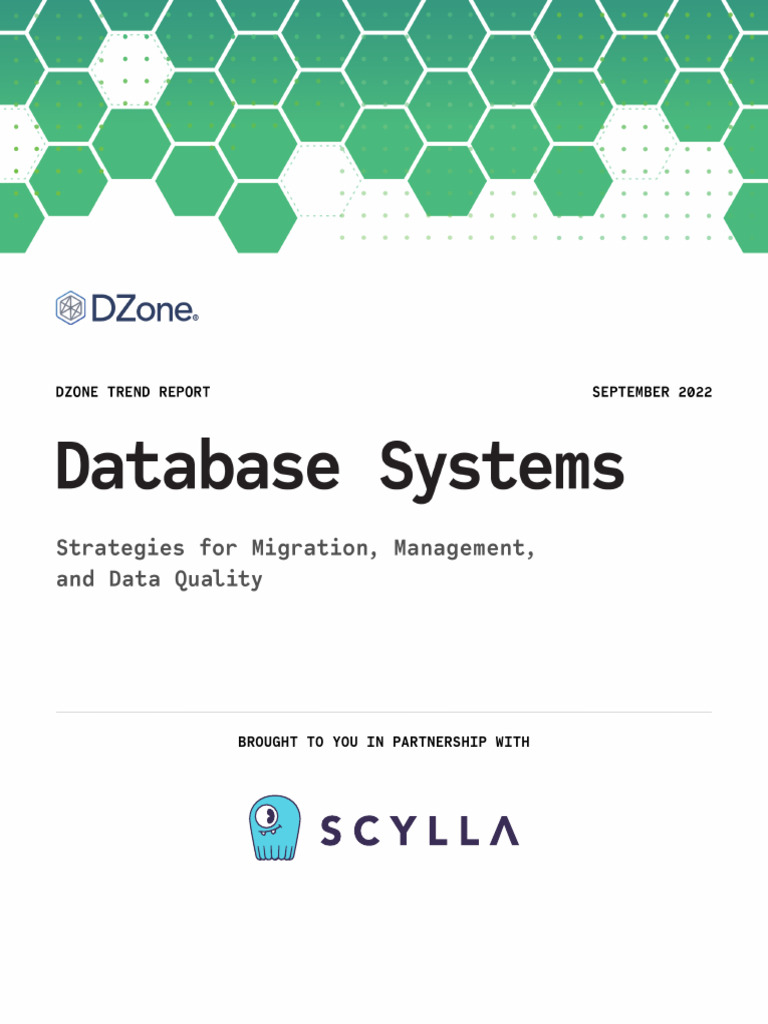 DZone ScyllaDB Database Systems Trend Report | PDF | Databases | Relational Model