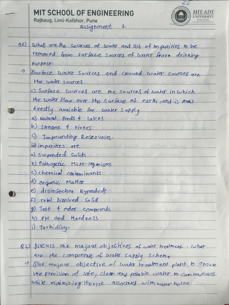 Ee Assignment 1 | PDF