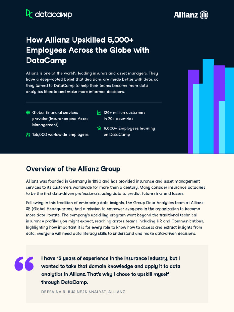 Allianz Case Study | PDF | Analytics | Learning