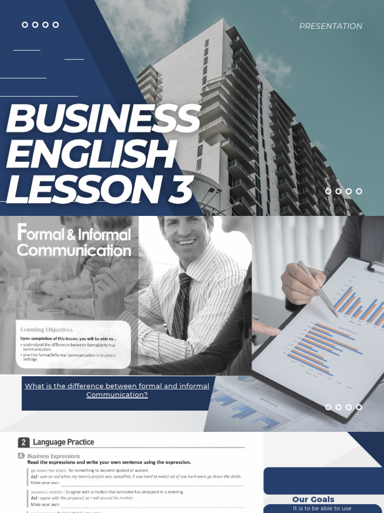 Business English Lesson 3 PDF | PDF