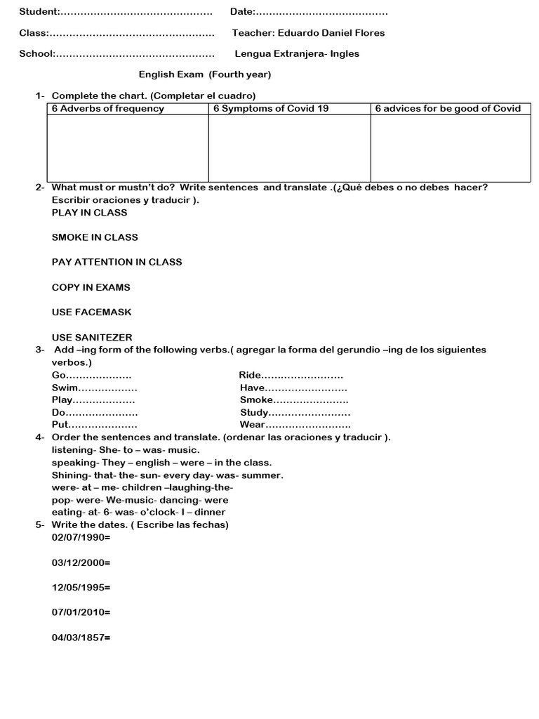English 4th Pdf Semantic Units Linguistic Typology