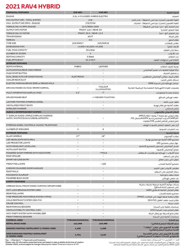 2021 Rav4 Hev | PDF