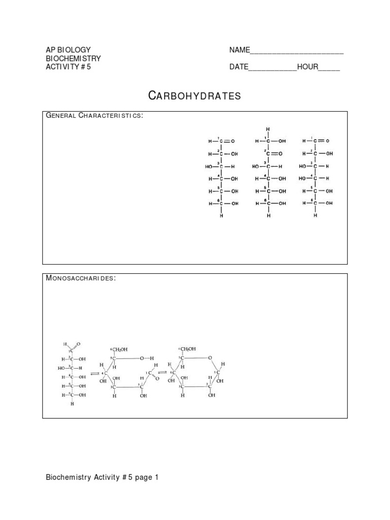 Carbohydrates Notes | Polysaccharide | Carbohydrates