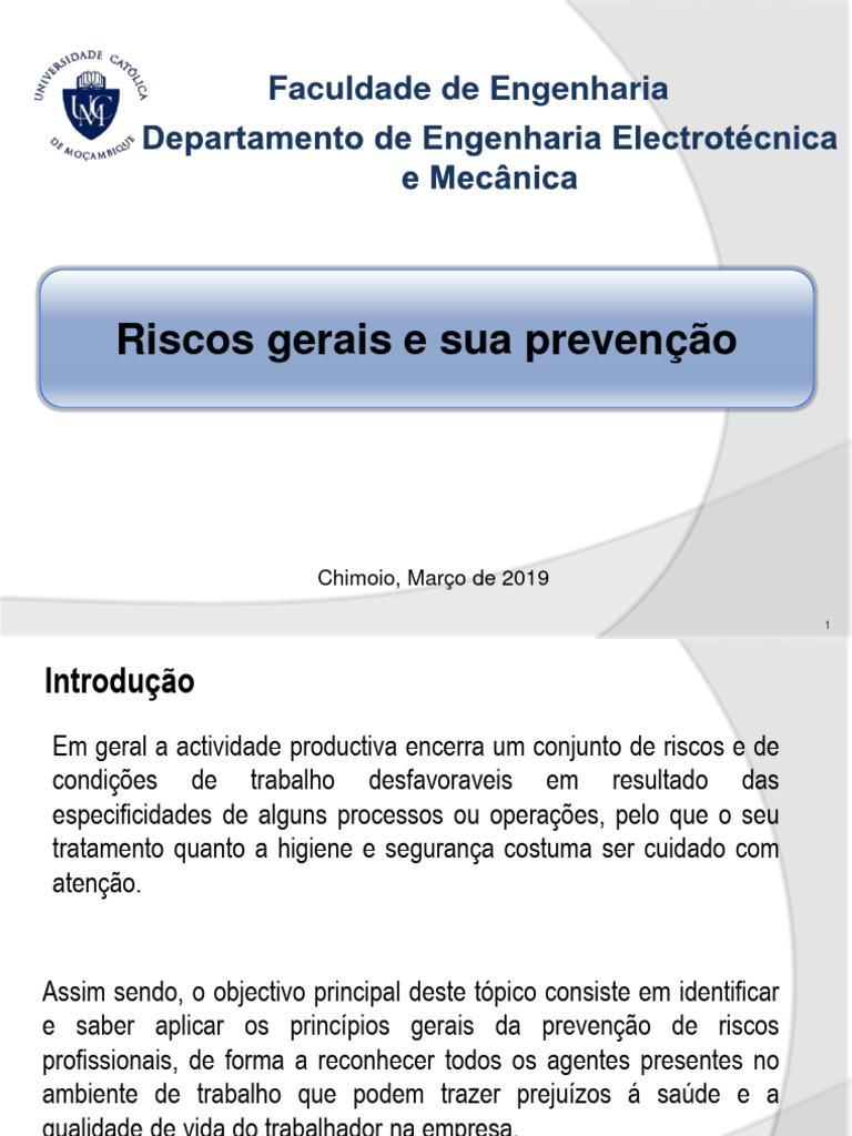 Aula 3-HST | PDF | Fator de risco | Ambiente natural