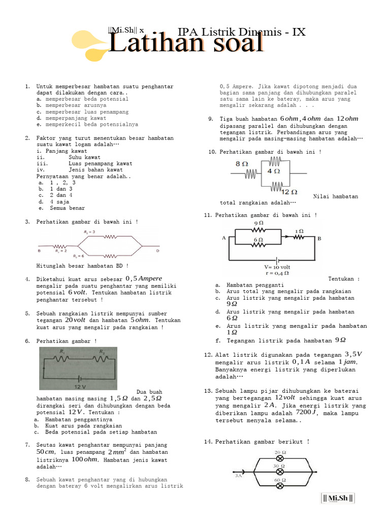 IPA Listrik Dinamis | PDF