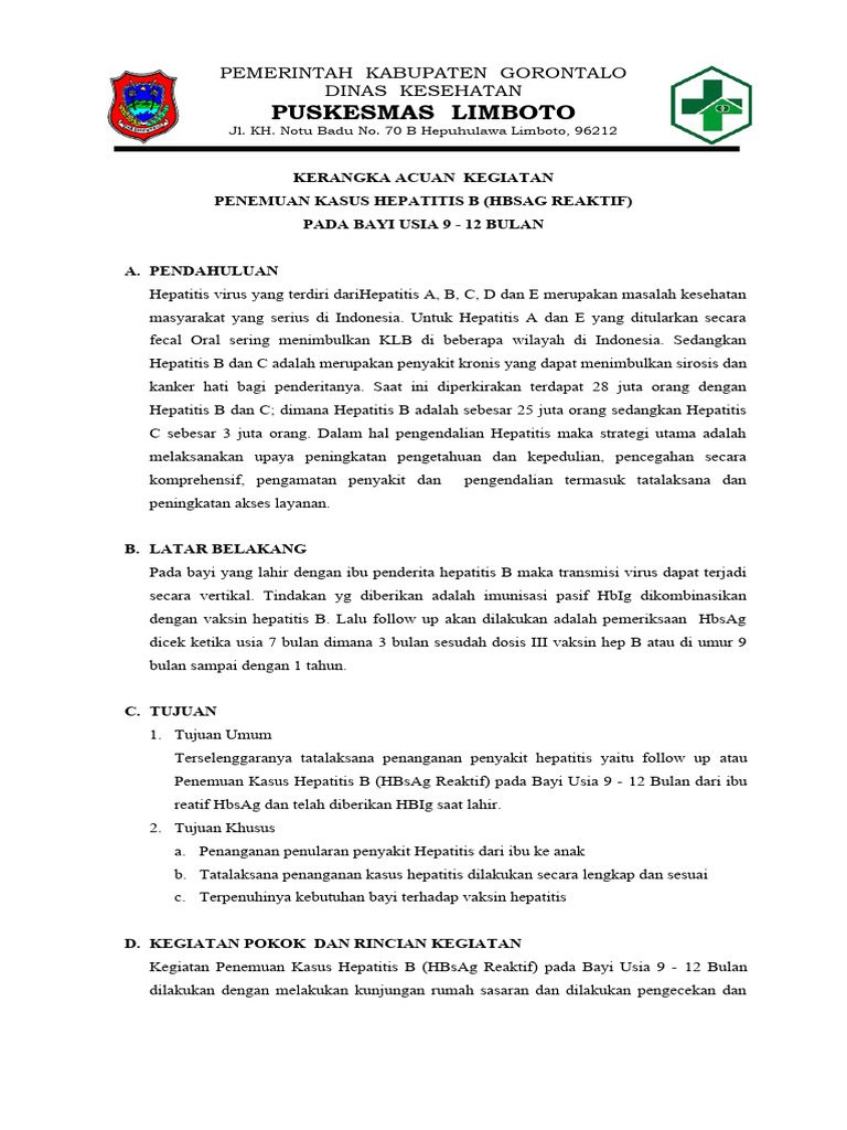 KAK - SOP Program Hepatitis 2023 | PDF