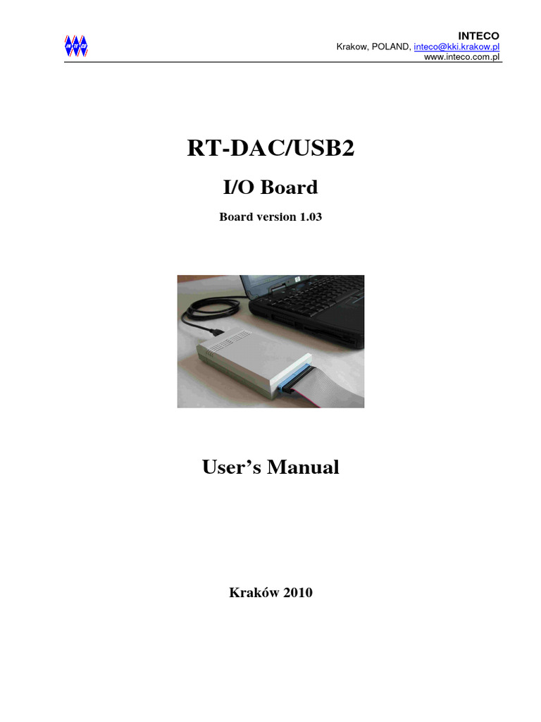 RT DAC Part1 | PDF | Usb | Field Programmable Gate Array