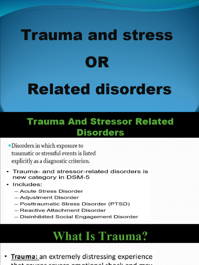 Understanding Complex Trauma Effects | PDF | Stress (Biology) | Complex ...