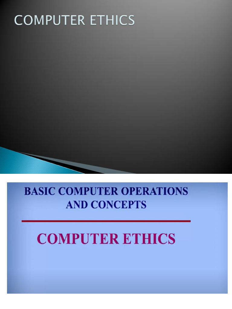 Complete Ethics of Computer | Download Free PDF | Malware | Copyright