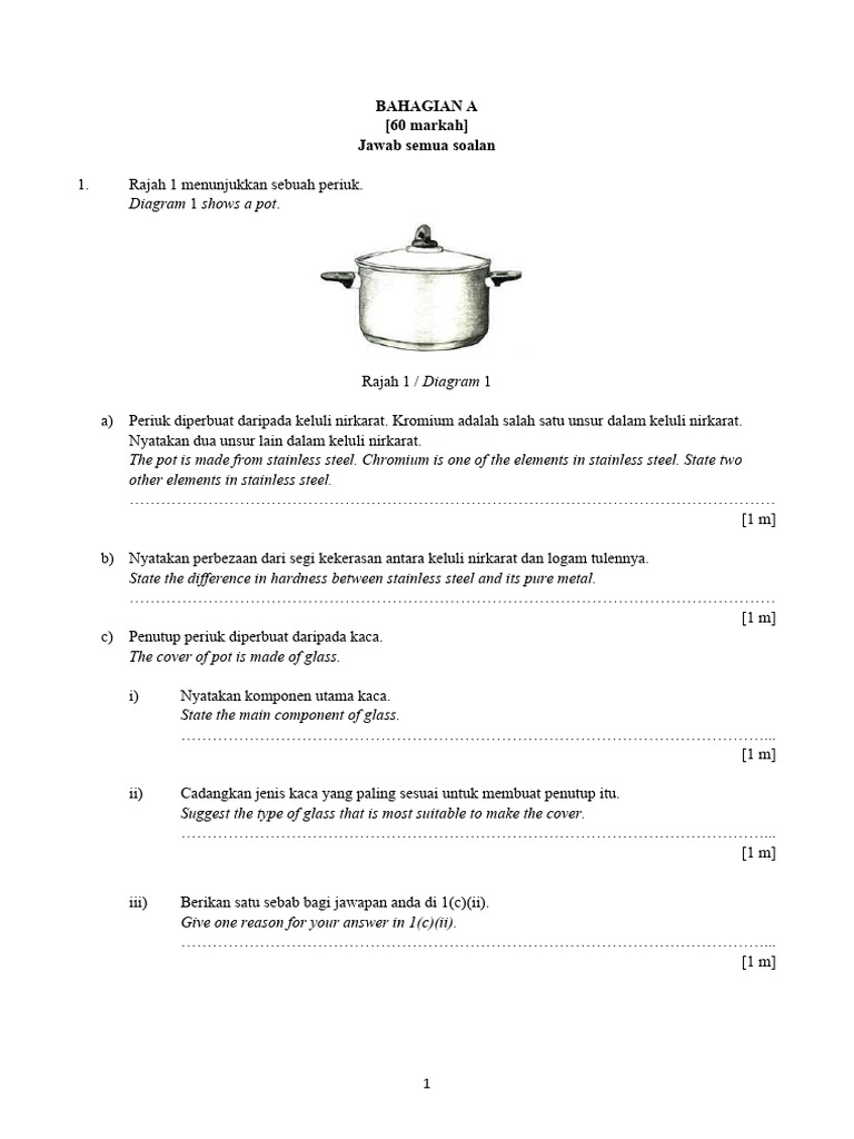 PPC SPM 2023 K2 BHGN A No 1-4 | PDF