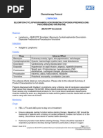 RCHOP(21) Lymphoma Chemotherapy Protocol | PDF | Diseases And Disorders ...
