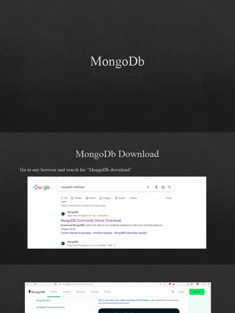 MongoDb Installation | PDF MongoDb Installation | PDF