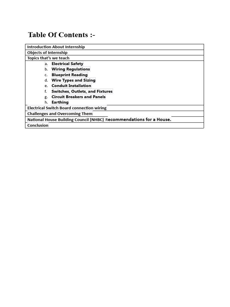 House Wiring Report | PDF | Electrical Wiring | Wire