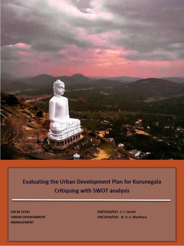 Urban Development Plan Evaluation for Kurunegala | PDF | Infrastructure ...