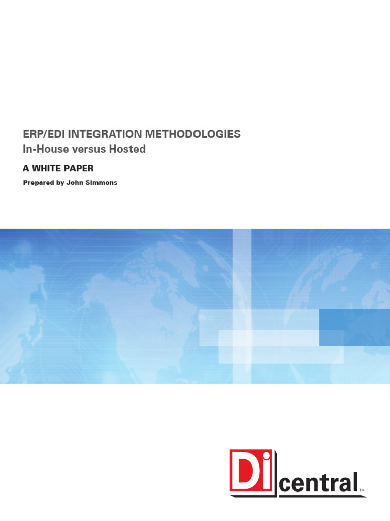 Dokumen Tips Erpedi Integration Methodologies In House Versus Integration