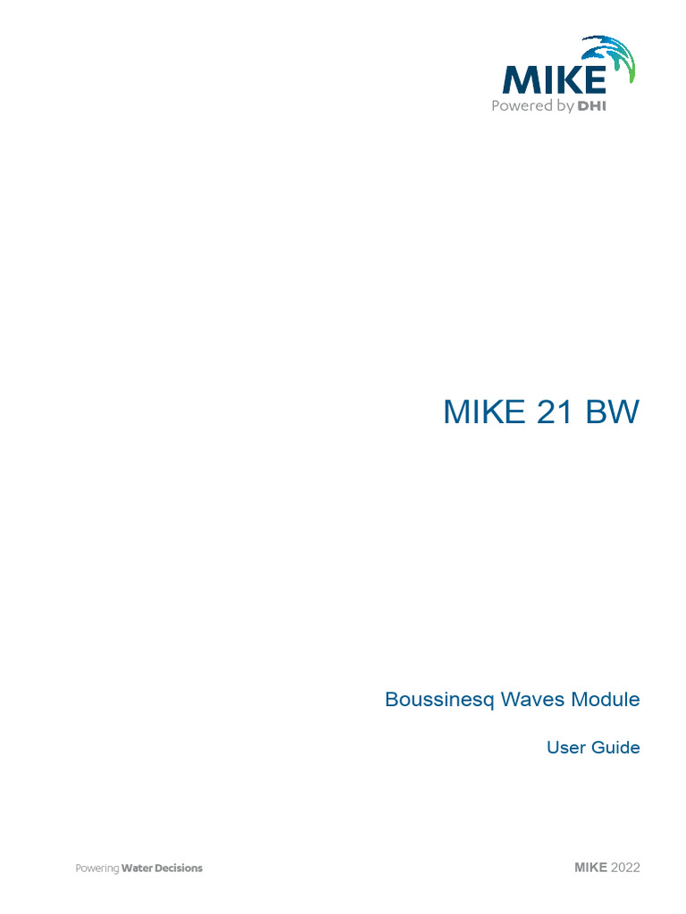 MIKE21BW | PDF | Waves | Damages