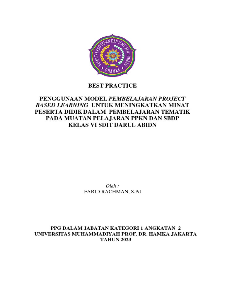 Best Practice PPG DAlJAB 2023 | PDF