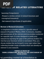 Tips in RRL and RRS Writing | PDF | Methodology | Academic Discipline ...