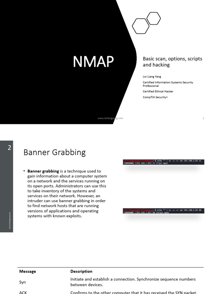 Nmap 101 | PDF | Transmission Control Protocol | Port (Computer Networking) Nmap 101 | PDF | Transmission Control Protocol | Port (Computer Networking)