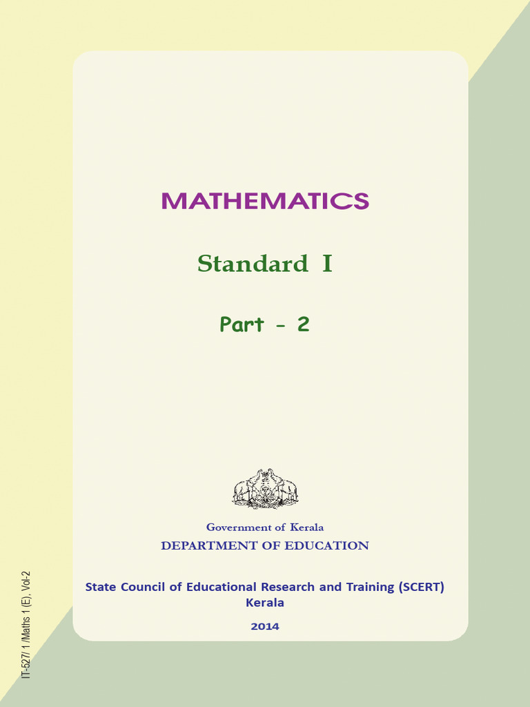Gov of Kerala Maths STD 1 Part 2 | PDF | Banana