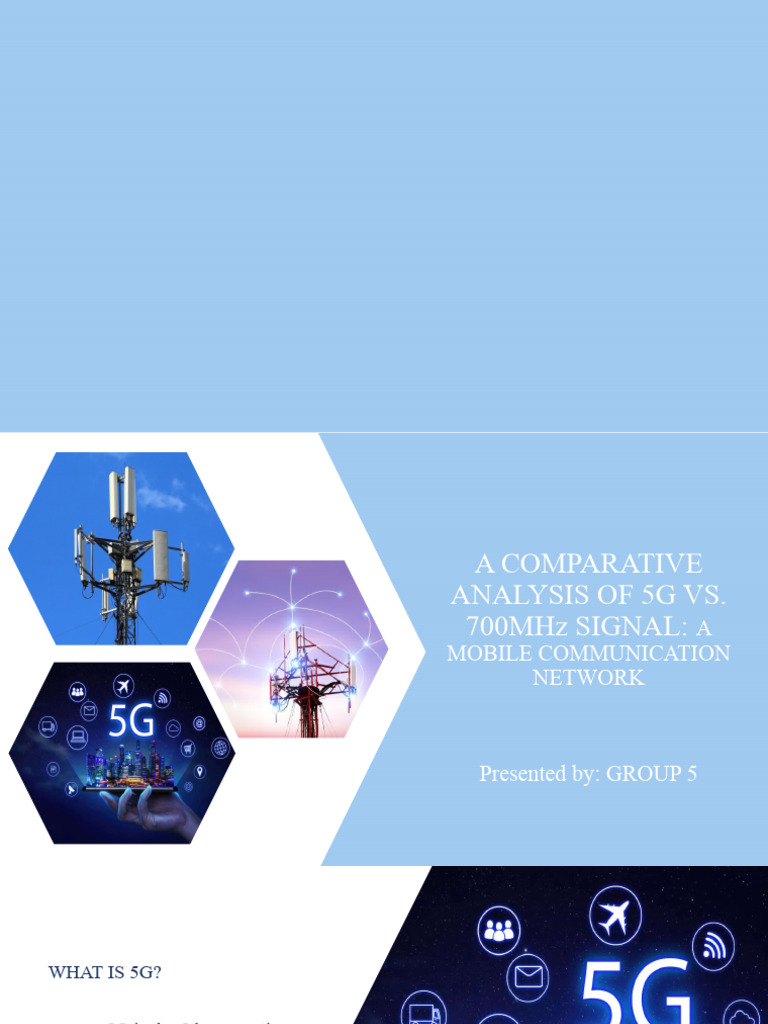 5G vs 700MHz: Mobile Network Analysis | PDF | Internet Of Things ...