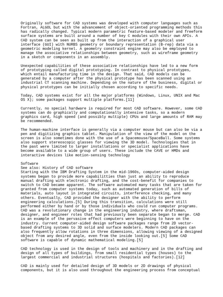 Cadd Overview 2 | PDF | Computer Aided Design | Computing