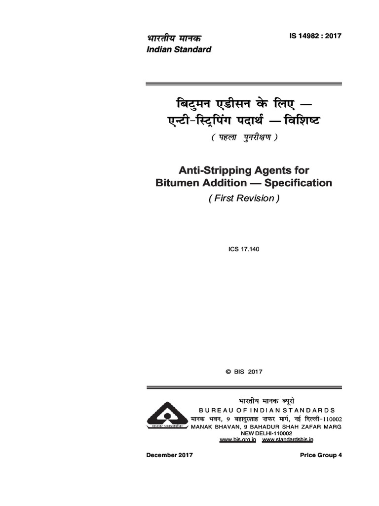 Anti-Stripping Agents for Bitumen | PDF | Amine | Fatty Acid