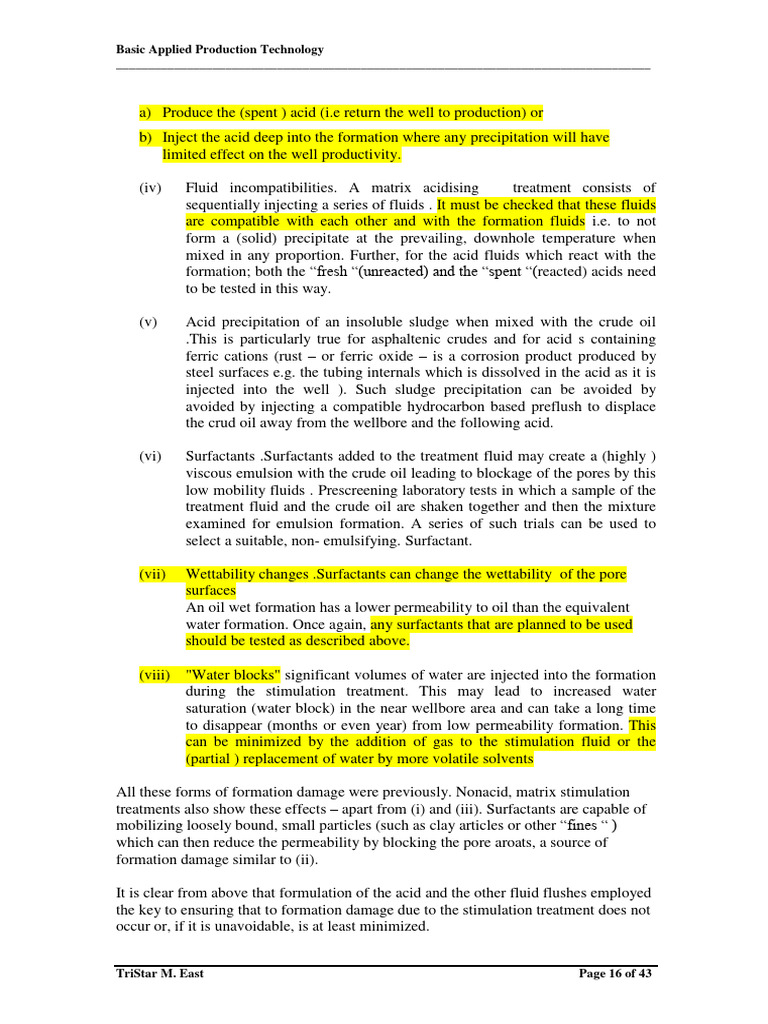 Acidizing 1 | PDF | Salt (Chemistry) | Acid