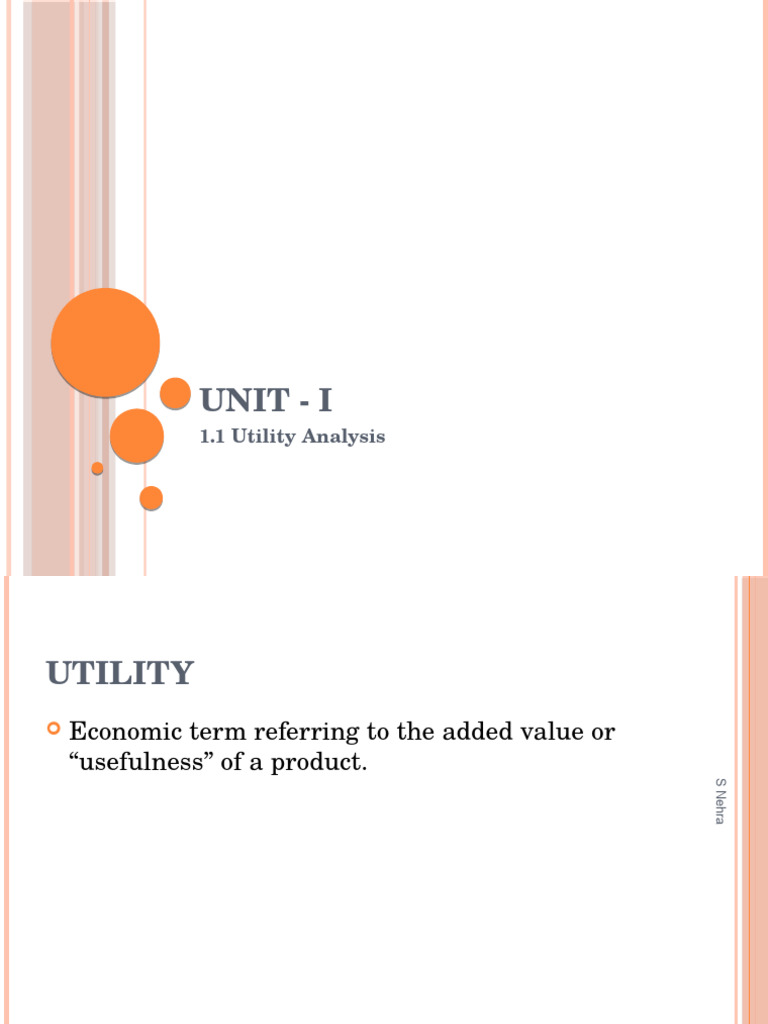 1 1 Utility Theory | PDF | Utility | Marginal Utility