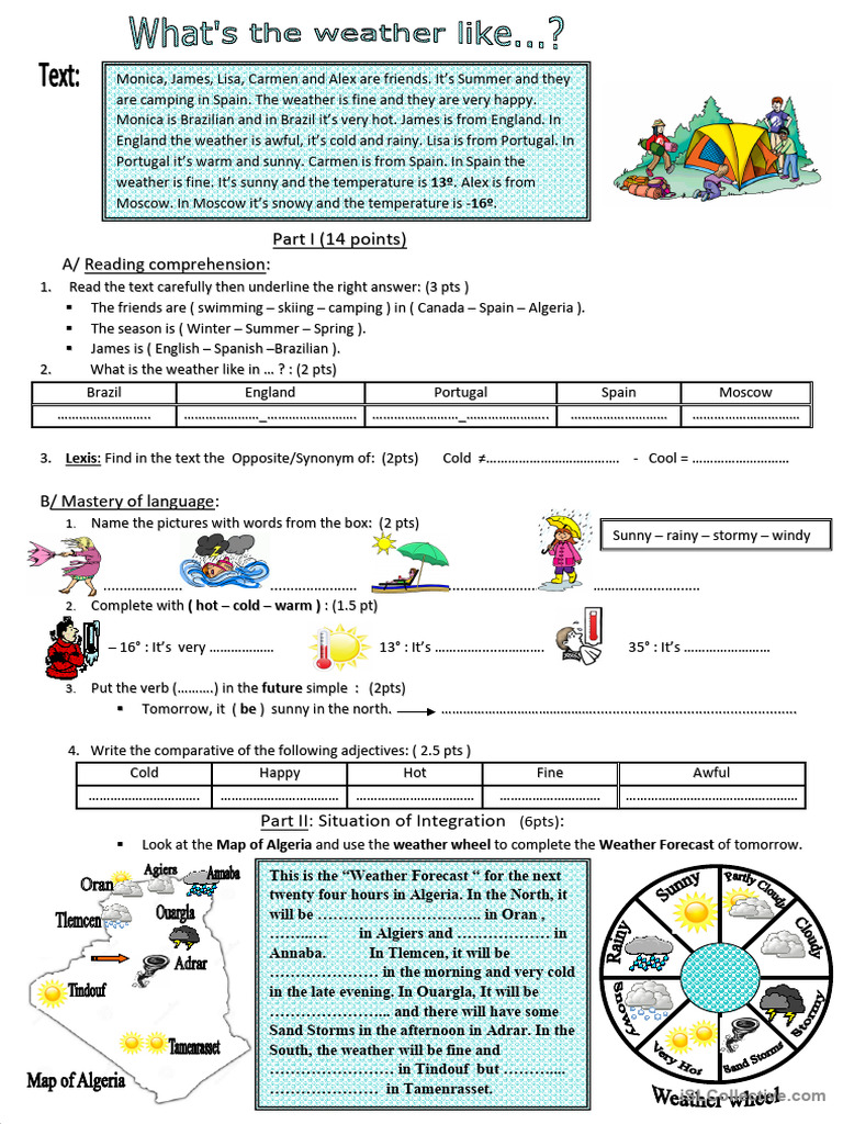 What's The Weather Like... | PDF | Physical Geography | Earth Sciences