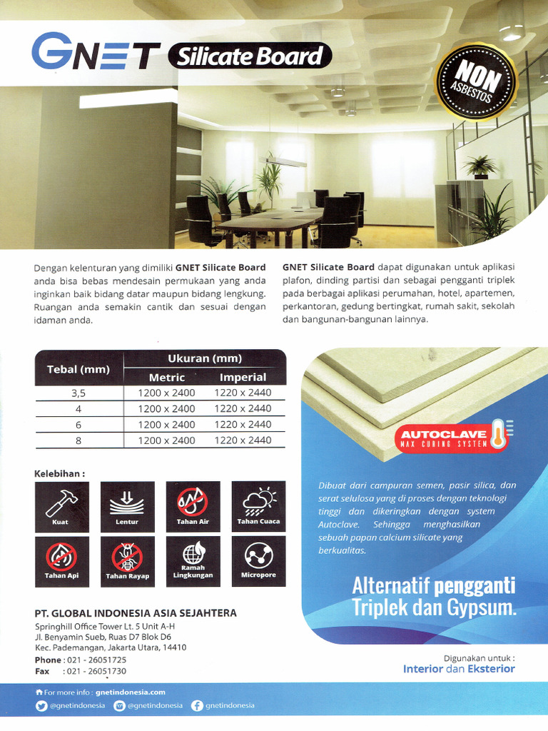 Brosur GNET Board & PLank | PDF