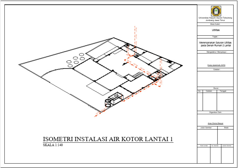 Isometri Air Kotor Lt.1 | PDF