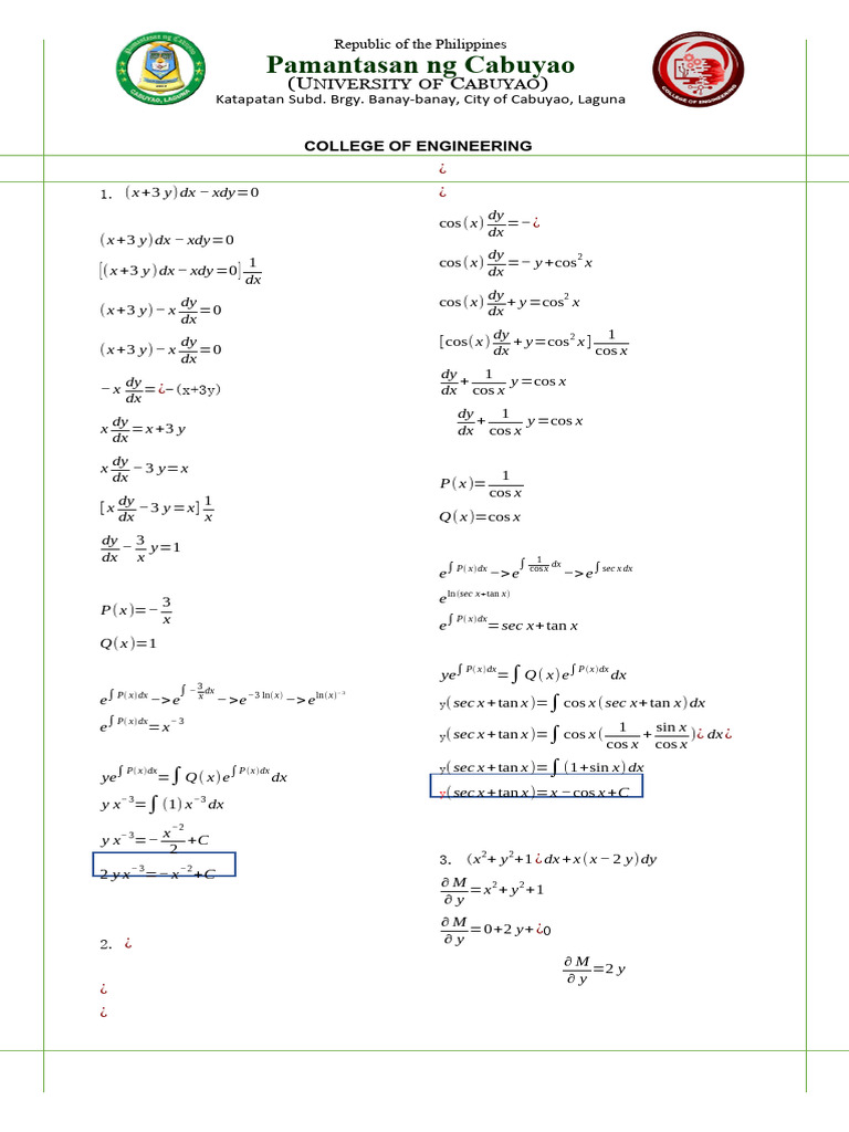 Differential Equation | PDF