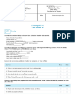 Grade 6 Listening Exercises | PDF