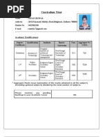 CV For TCS | PDF | Computing And Information Technology | Business