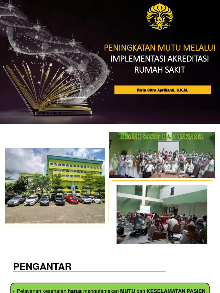Peningkatan Mutu Melalui Implementasi Akreditasi RS | PDF
