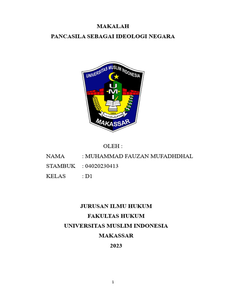 D1 - Kelompok 3 Muhammad Fauzan Mufadhdhal - Makalah Penulisan Tanda ... D1 - Kelompok 3 Muhammad Fauzan Mufadhdhal - Makalah Penulisan Tanda ...