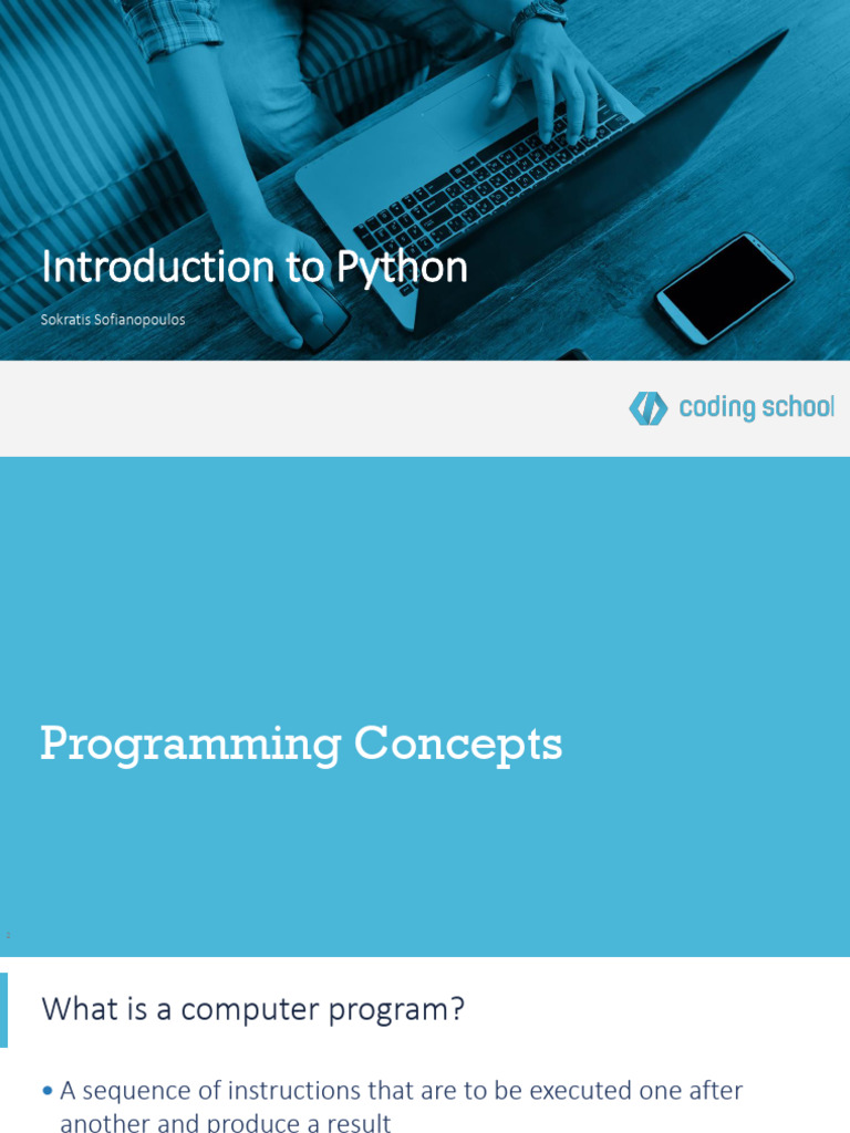 2 IntoductionToPython | PDF | Data Type | Variable (Computer Science)